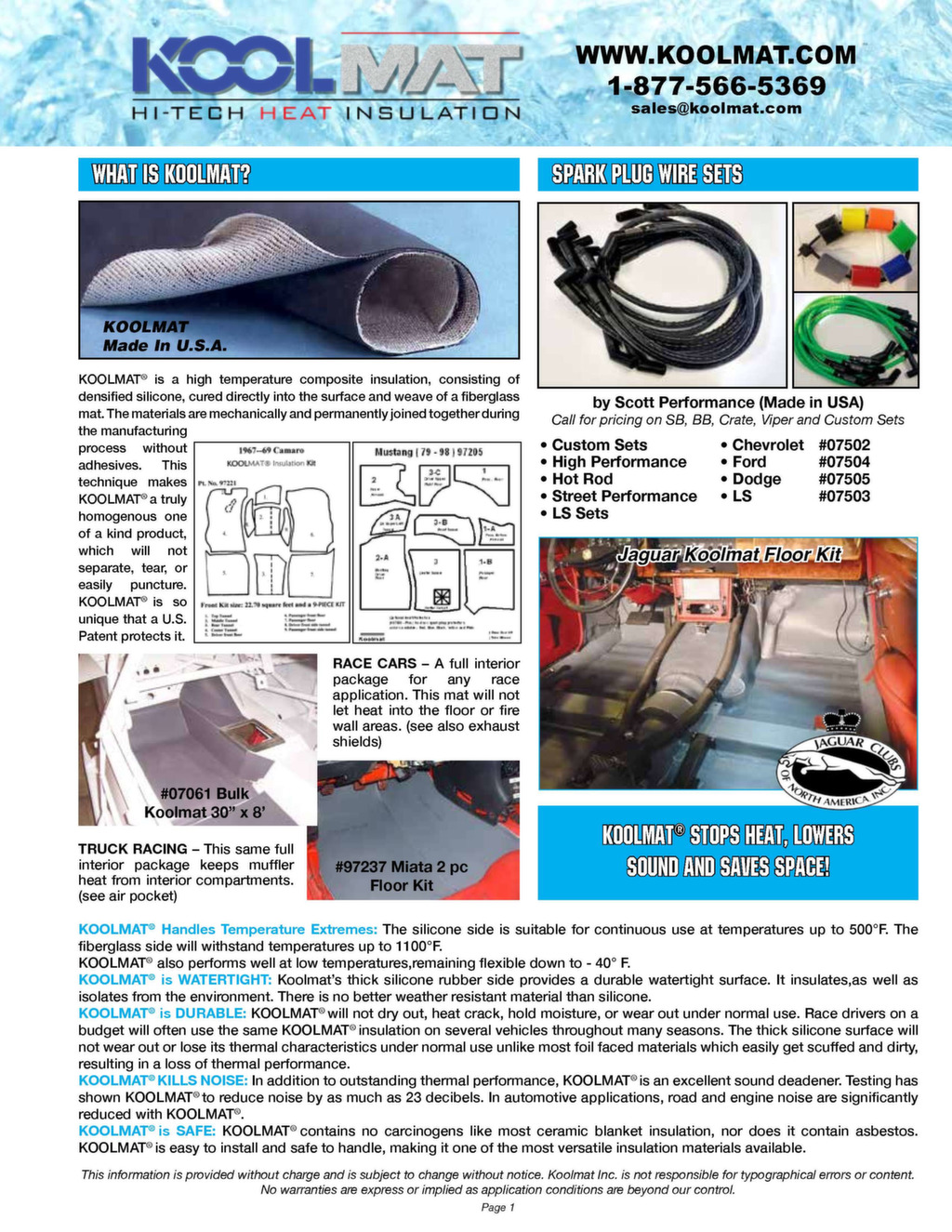 Catalog | Heat Resistant Products | Heat Shielding Kits