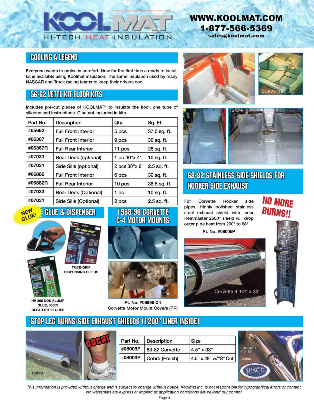 Catalog | Heat Resistant Products | Heat Shielding Kits